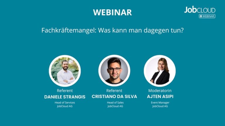 Webinar: Fachkräftemangel in der Schweiz | JobCloud